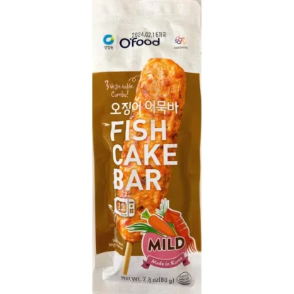 OFOOD FISH CAKE BAR MILD 80G – Arisu Panama